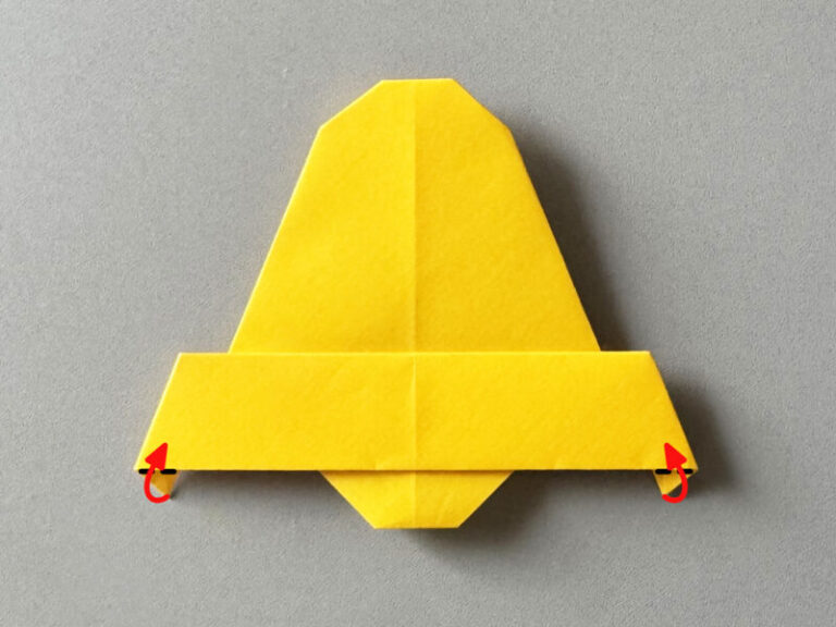 how-to-fold-a-christmas-bell-13 | たつくりのおりがみWEBSITE
